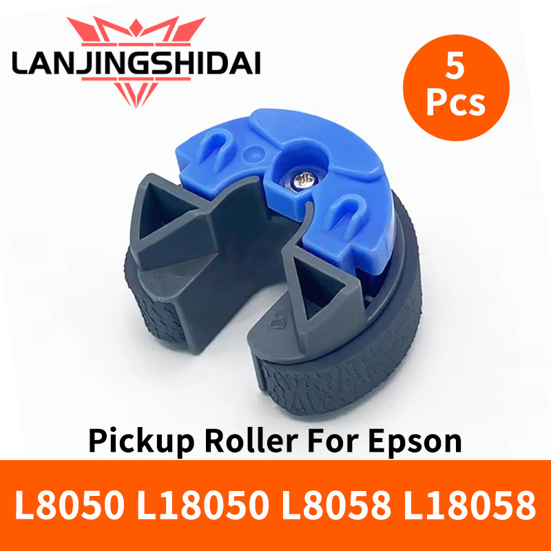 5 ชิ้น Pickup Roller สําหรับ EPSON EcoTank L8050 L18050 L8058 L18058 Pick up Roller ชุด ...