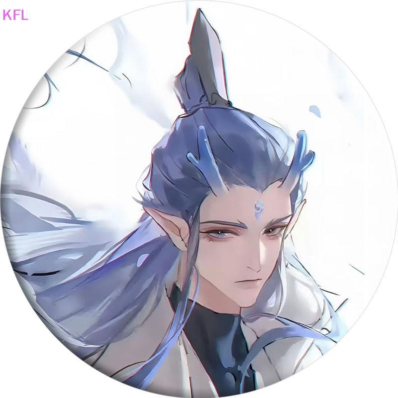 (KFL) อะนิเมะ Ne Zha Aobing Badge รอบ Tinplate Badge เข็มกลัดโลหะเสื้อ ...