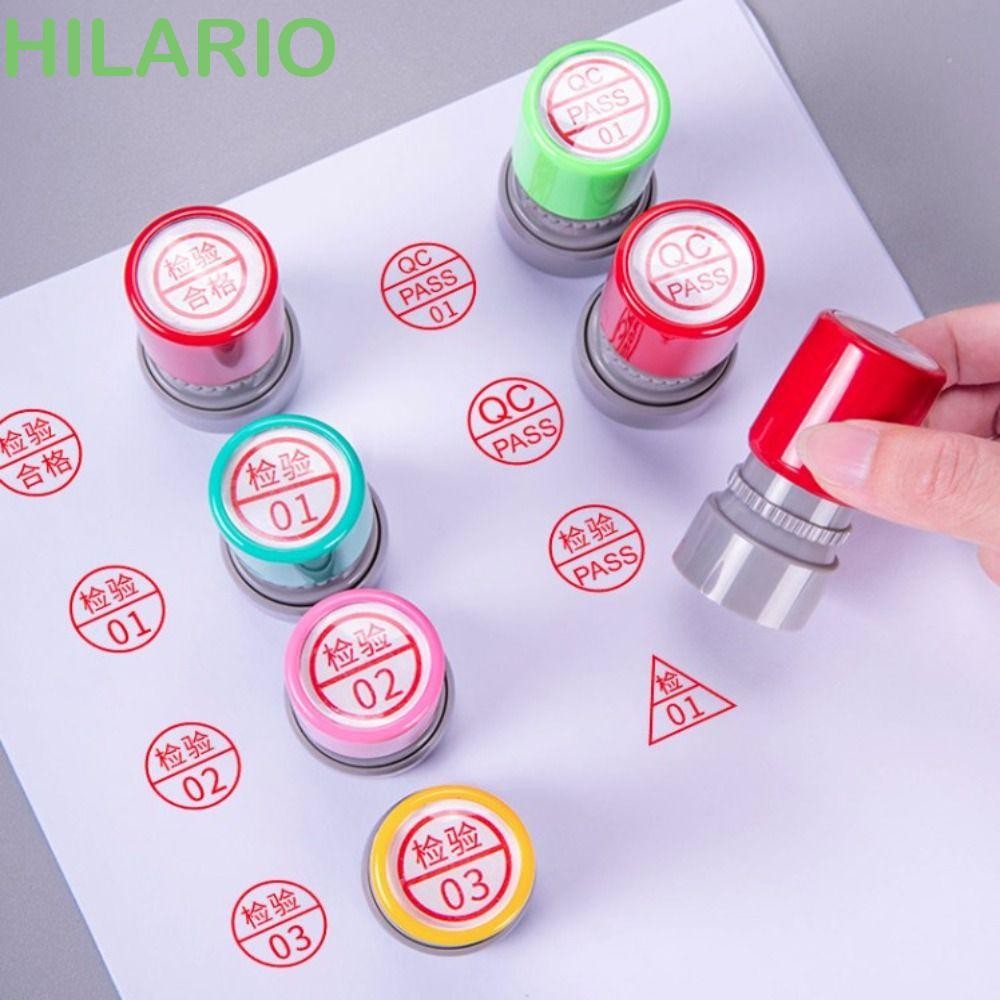 Hilario Quality PASS Stamp, Self-Inking IQC QA QC Inspect Stamp ...