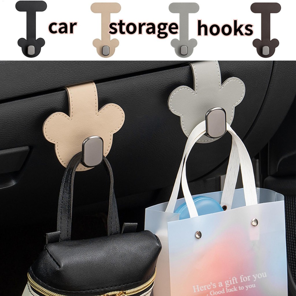 ตะขอแขวนของในรถยนต์พร้อมความสามารถในการรับน้ำหนักสูง | ตะขอโลหะแบบมีกาว ...