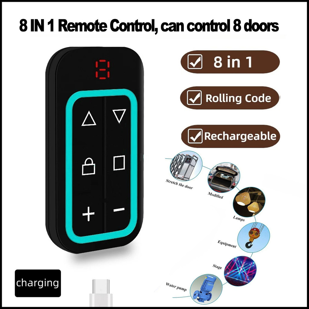 Multi-Frequency300-915MHz Universal Garage Remote Cloner | Duplica ...