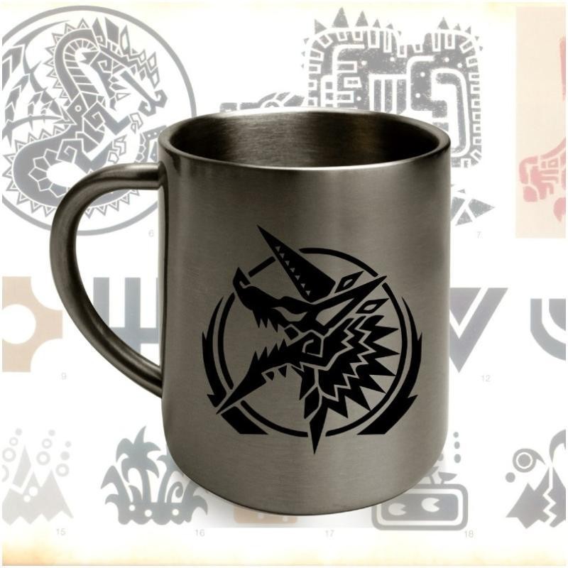 สต็อกที่มีอยู่ Monster Hunter P3 World Thunder Wolf Dragon แก้วกาแฟสเตน ...