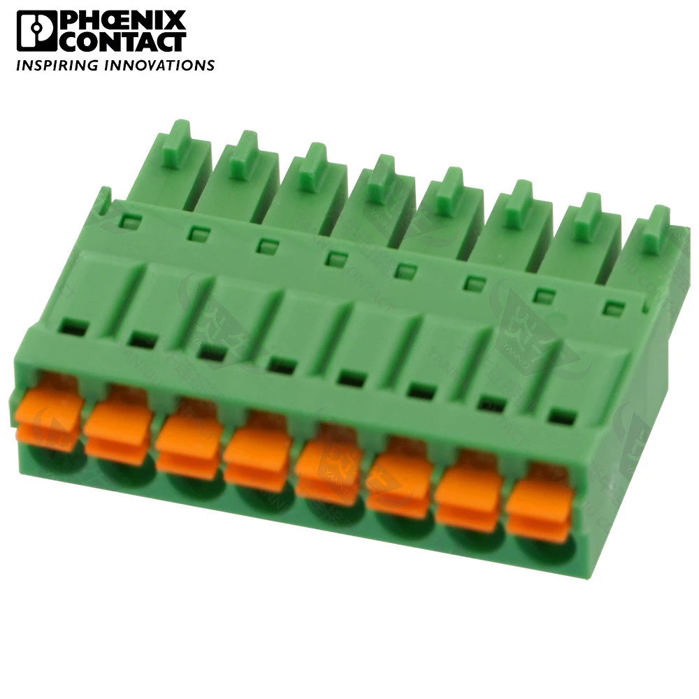 1 ชิ้น 3.5 มิลลิเมตรของแท้ Phoenix Contact Connector PCB Pluggable PLUG-IN Terminal Block 8 พิน ...
