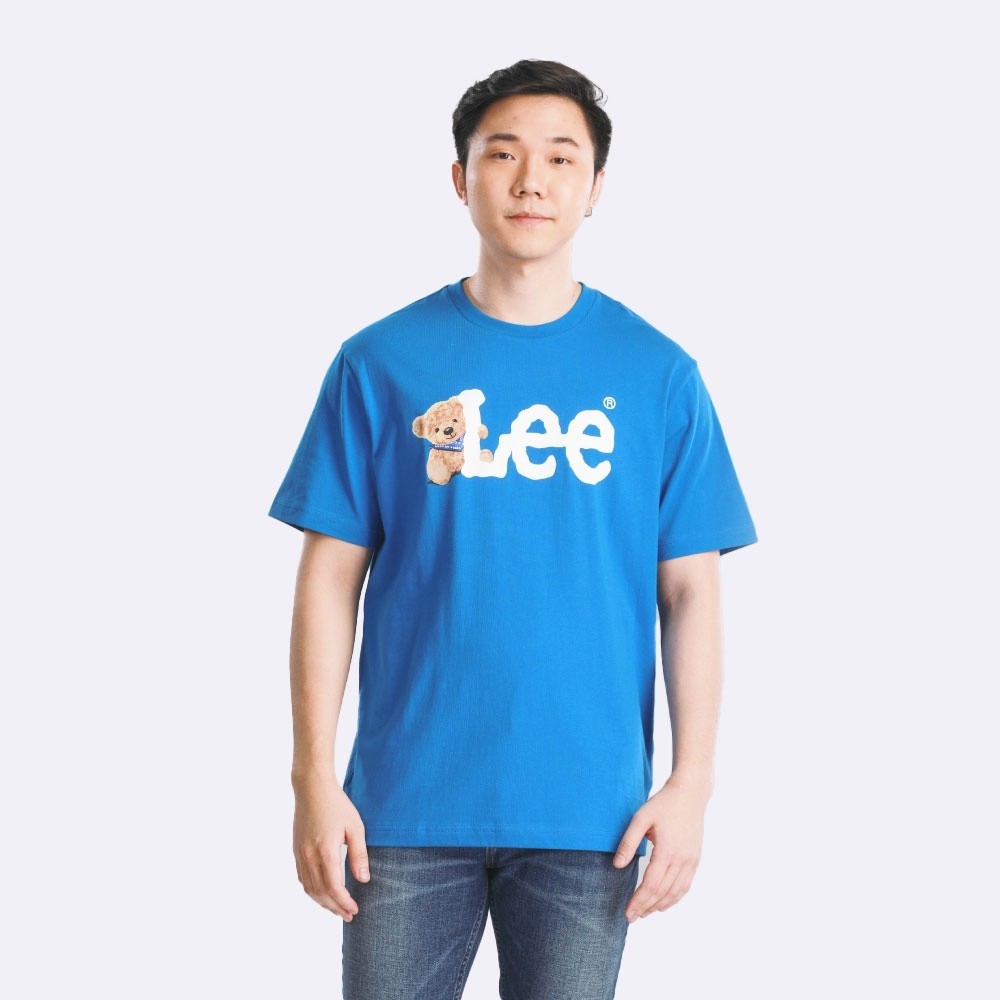 LEE เสื้อยืดแขนสั้นผู้ชาย คอลเลคชั่น Lee Bear ทรง Comfort รุ่น LE ...