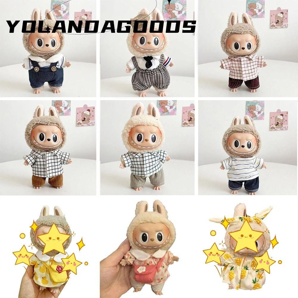 เสื้อผ้าตุ๊กตา YOLA Labubu, ขายเฉพาะเสื้อผ้า All Match Labubu ตุ๊กตา ...