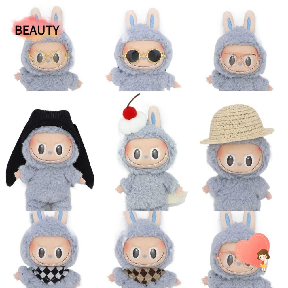 Beauty Labubu หมวก, ตุ๊กตาทําด้วยมืออุปกรณ์เสริม Labubu แว่นตา, DIY ...