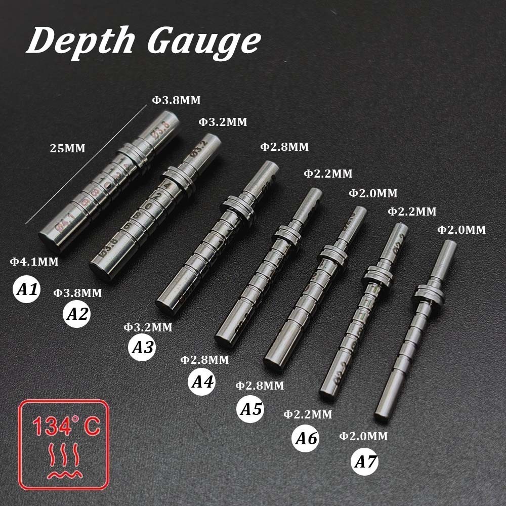 เครื ่ องมือทันตกรรม Parallel Pin Depth Gauge Balance Bar เครื ่ องมือ ...