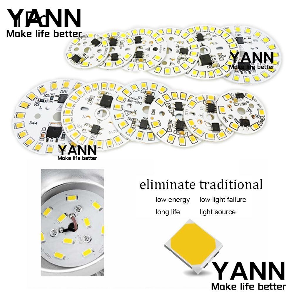 Yann1 1 PC ชิป LED รอบ 15W 12W 9W 7W 6W 5W 3W สมาร์ท IC Driver แผ่นไฟ | Shopee Thailand