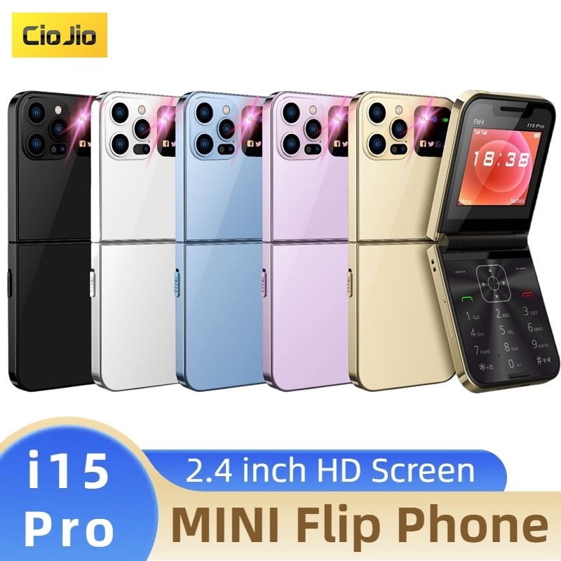 Ciojio มือถือ CJ15 Non-intelligent Dual-card Mini Flip โทรศัพท์ ...