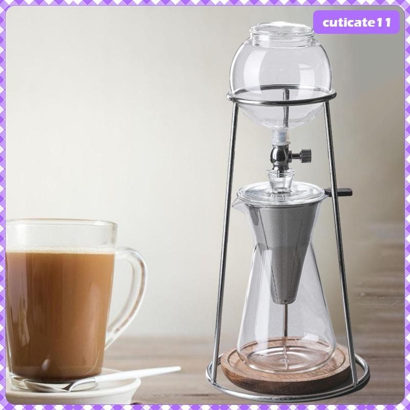 [Cuticate1] 600ml Coffee Dripper Glass Pot, Cold Brew Drip Coffee ...