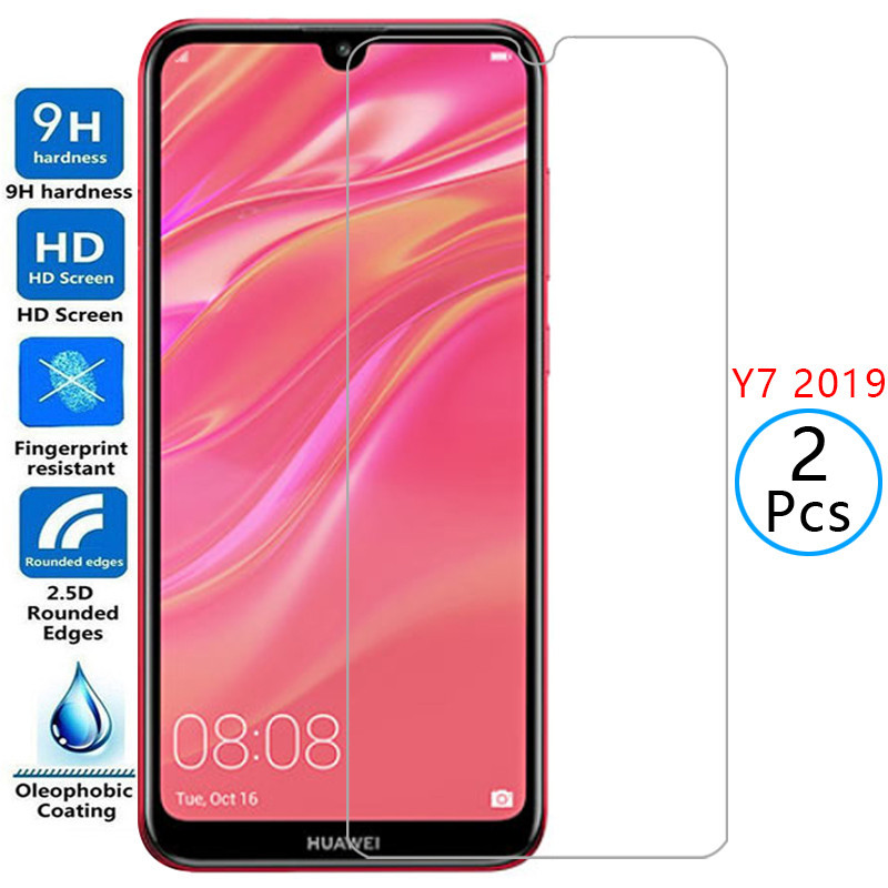 กระจกนิรภัยป้องกันสําหรับ huawei y7 pro prime 2019 ป้องกันหน้าจอบน y 7 ...