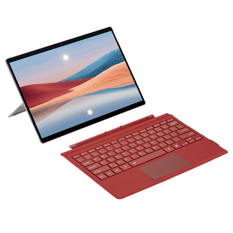 สําหรับ Surface Pro3 Pro4 Pro5 Pro6 Pro7 Pro7Plus คีย์บอร์ดบลูทูธน้ําหนักเบาบางเฉียบพร้อมทัชแพด ...