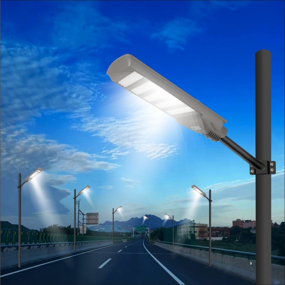 Big-hot EILON โคมไฟถนนโซล่าเซลล์ 300W รุ่น ETLD-LW5T-300DL แสงเดย์ไลท์ พร้อมรีโมทคอลโทรล สินค้า ...