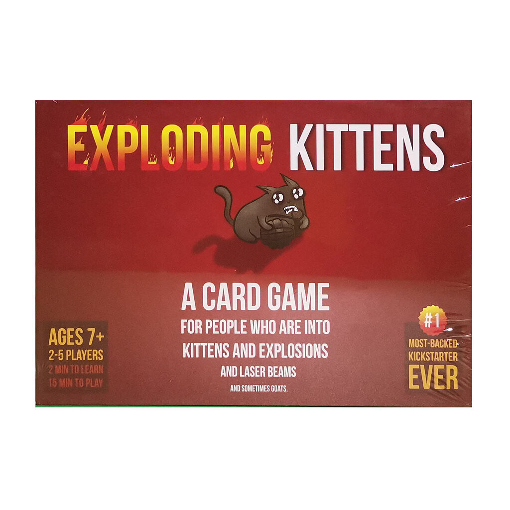 เกมส์การ์ดแมวระเบิด กล่องแดง Game Exploding Kittens VaniLand | Shopee ...