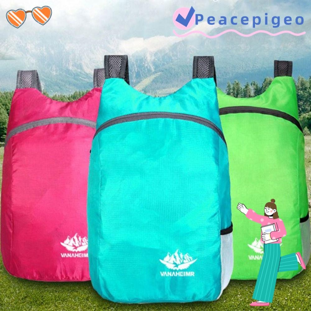Peacepigeo พับ Handy Bag 20L พับ Ultralight ผู้ชายผู้หญิง Daypacks | Shopee Thailand