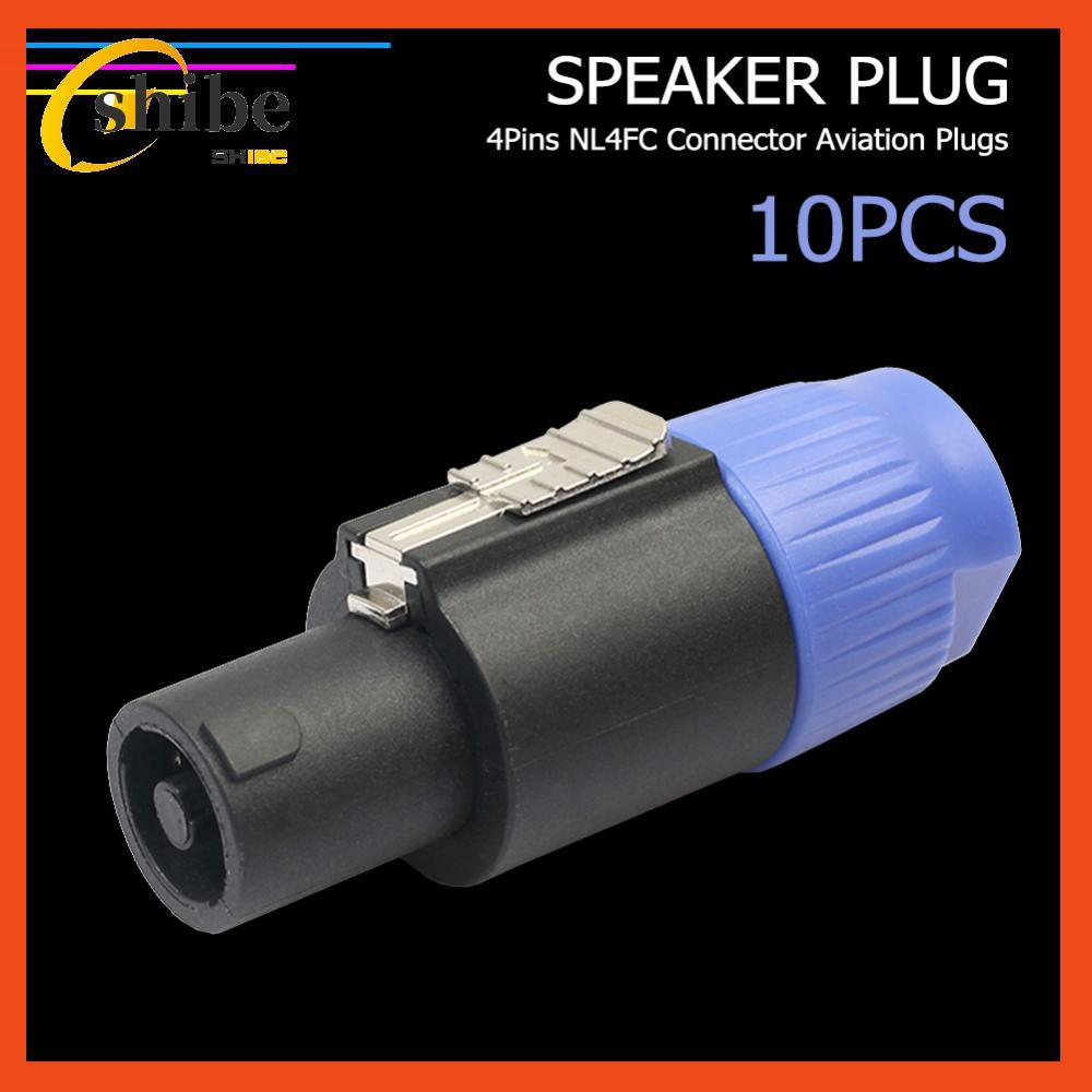 [shibell01.th] 10 ชิ้น 4 ขั้ว 4Pin NL4FC Connector Ohm Plug ลําโพงสาย ...