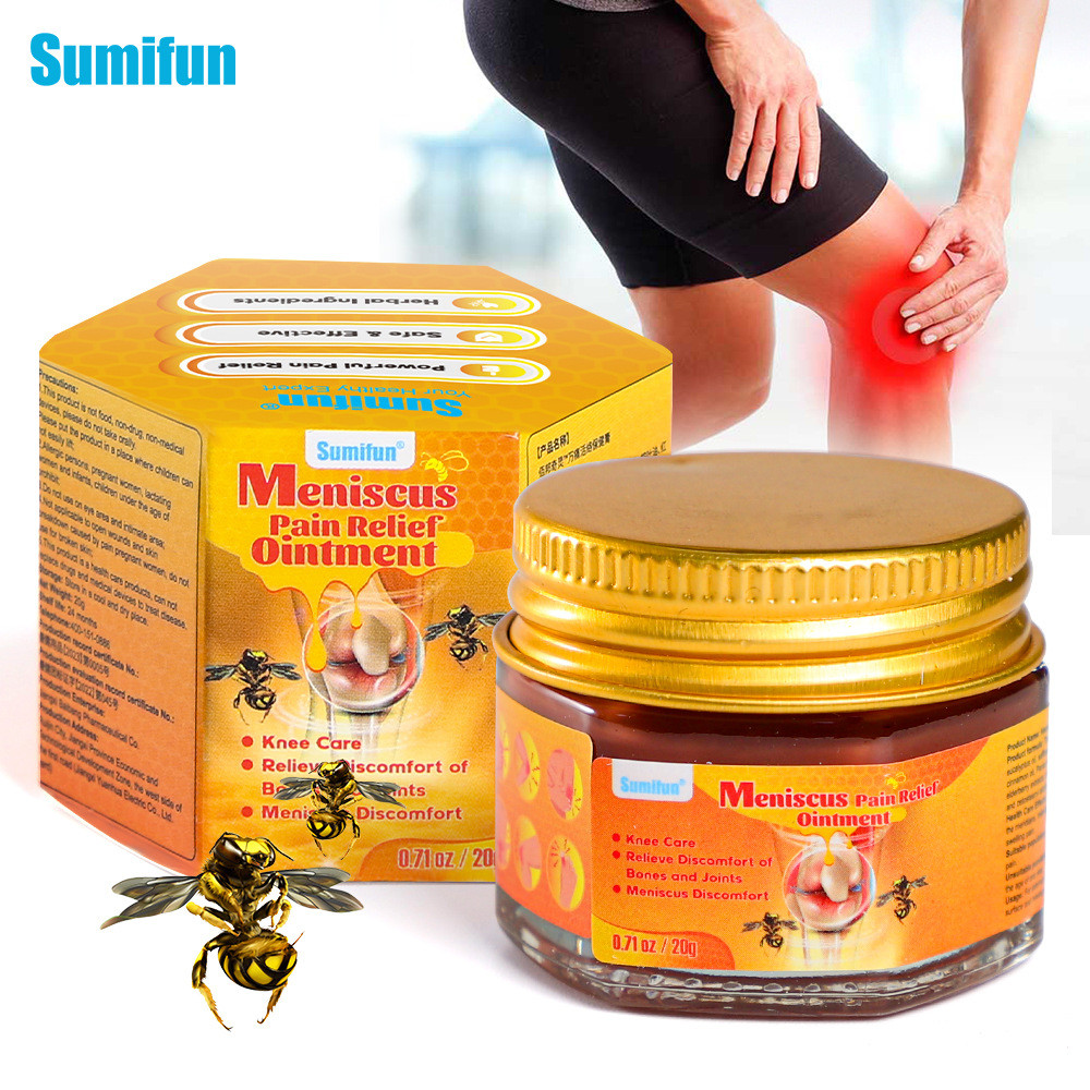 Sumifun Bee Venom Pain Relief Hard Ointment Glass Jar Active Ointment Shopee Cross-Border K20092 ...