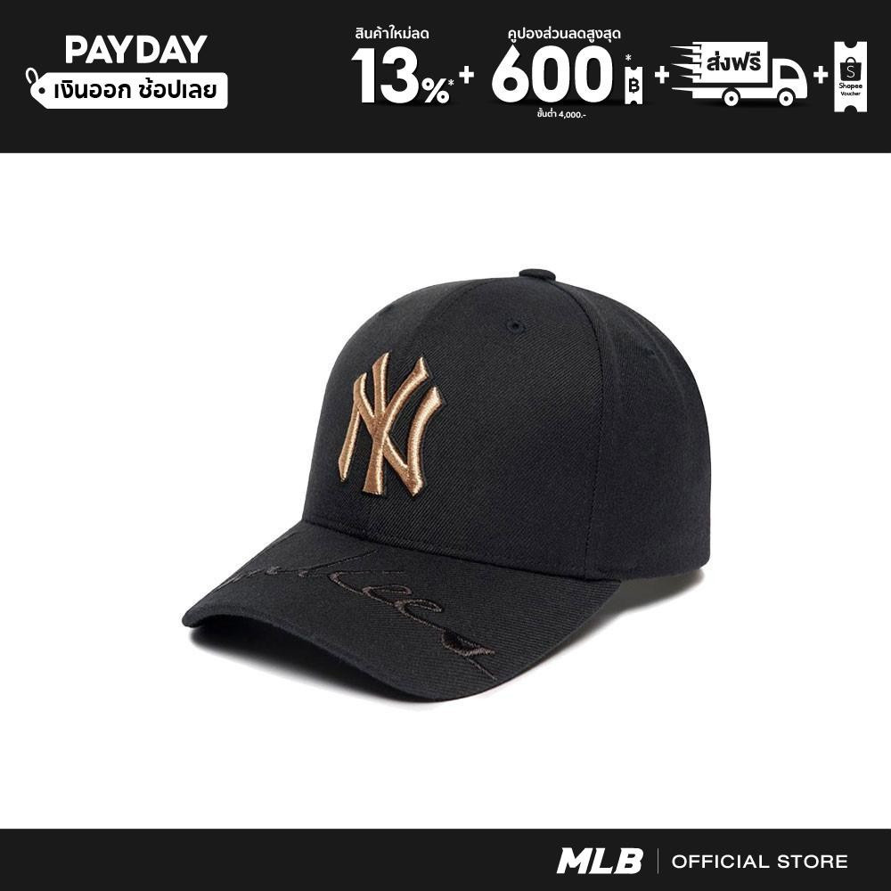หมวกแก๊ป MLB แบบยูนิเซ็กซ์ รุ่น 3ACPIK01N 50GOS - สีดำและทอง | Shopee ...