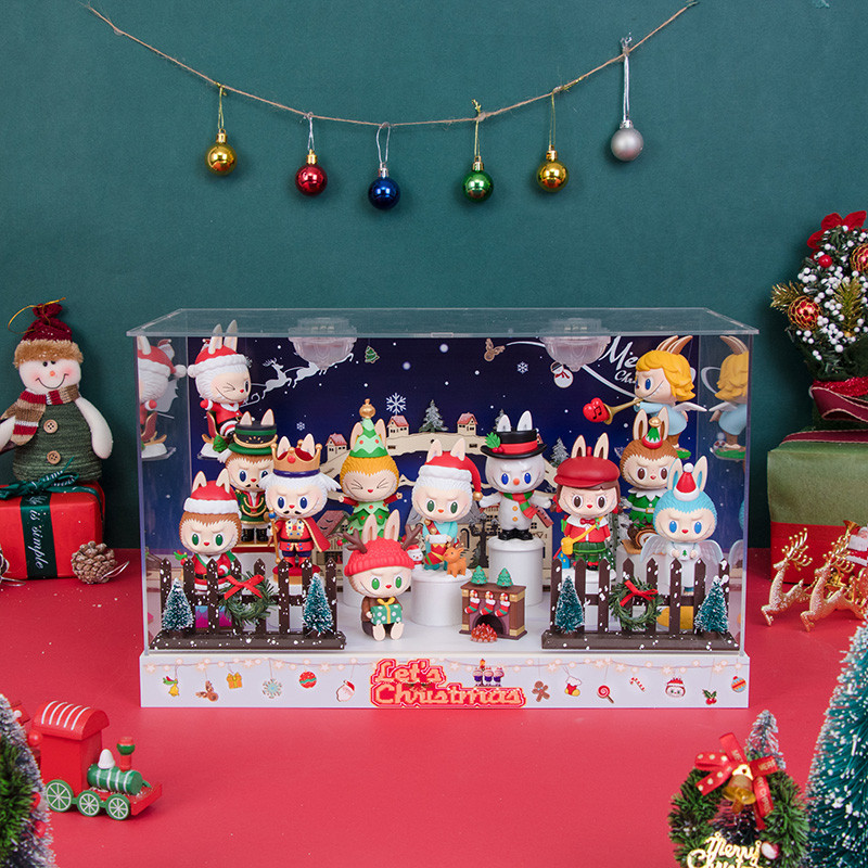 ฟิกเกอร์ POPMART POPMART labubu labubu Christmas Series ของเล่นสําหรับ ...
