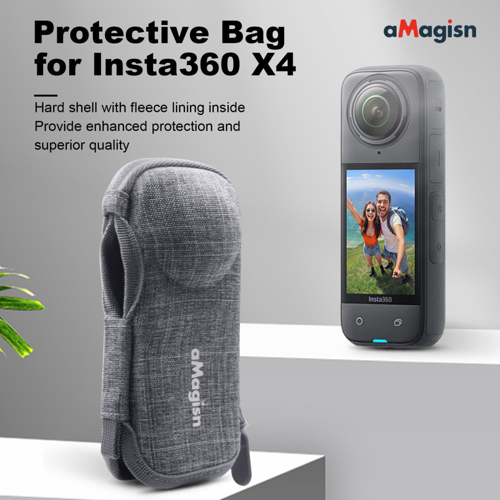 Amagisn เคสกระเป๋าใส่กล้อง อุปกรณ์เสริม สําหรับ Insta360 X4 X4 Mini ...