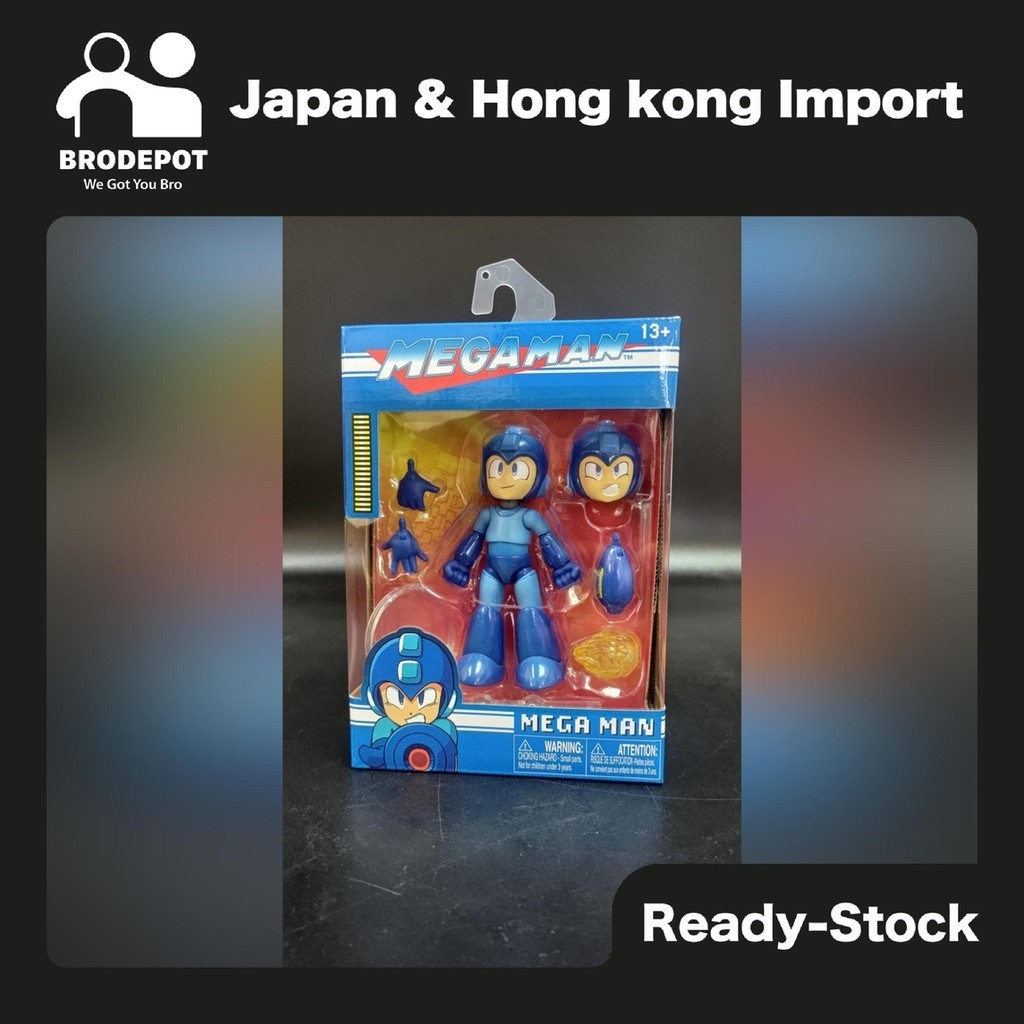 [Ready stock] Jada Toys 4.5" Mega Man Mega Man Action Figure Blue ...