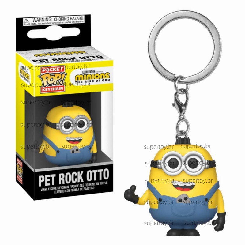 Funko Pop! พวงกุญแจเด ็ กผู ้ หญิง Minions The Rise of Gru - Pet Rock ...