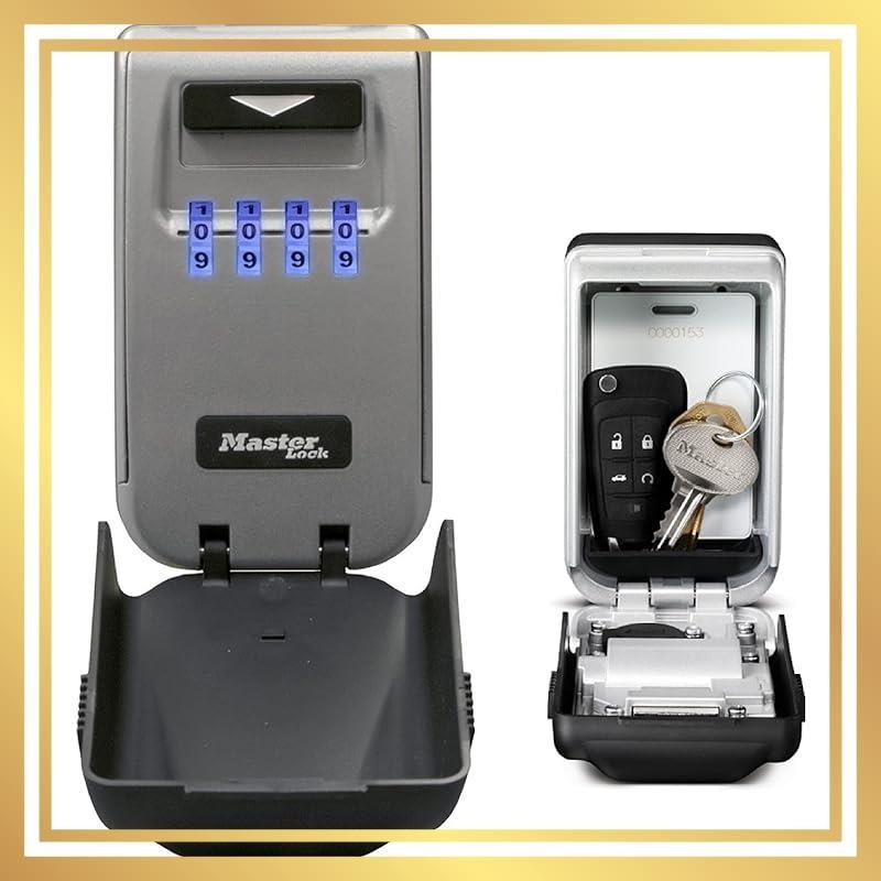 Master Lock key box for outdoor wall mounting with dial and code ...