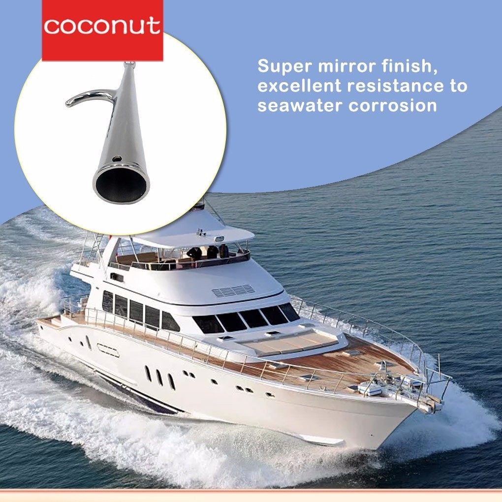 【Coco 】Boat Hook Head End Deck Hardware สแตนเลสกันสนิมไม ่ มี Burrs พื ...