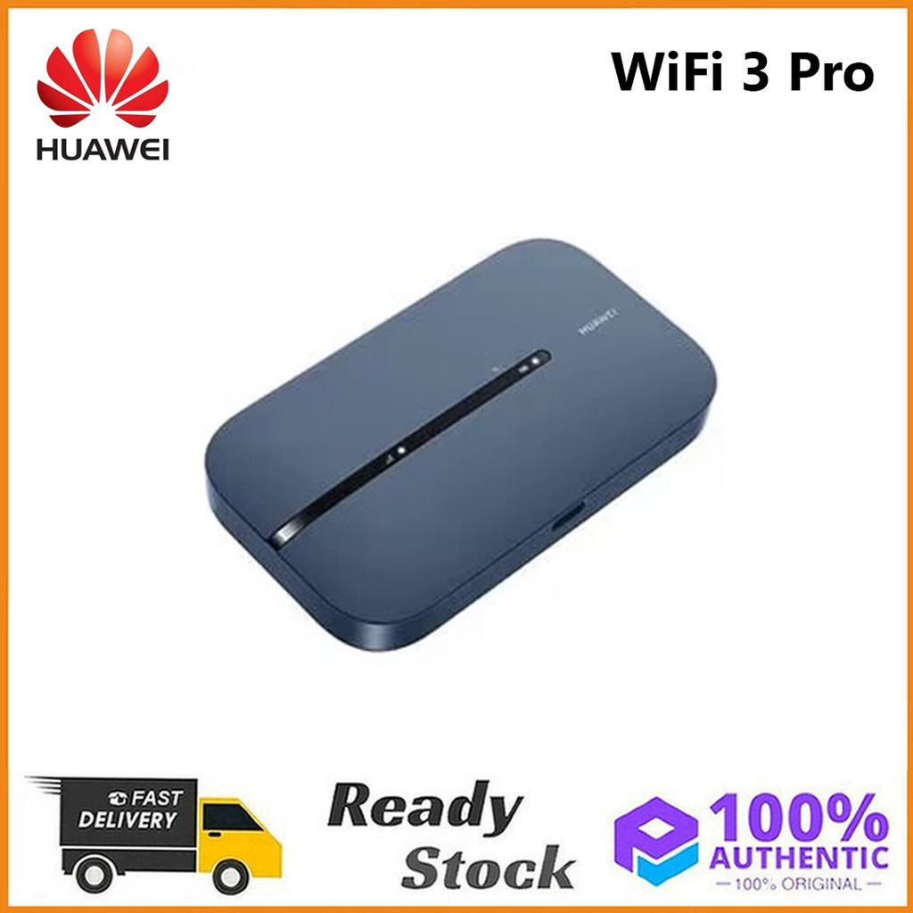 Original Huawei WiFi 3 Pro 4G/5G เราเตอร ์ มือถือแบบพกพา 300Mbps ความเร ็ วสูง 3000mAh แบตเตอรี ...