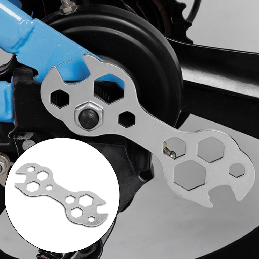 จักรยาน Hex Key Spanner ซ่อมเครื่องมือ 10 in 1 Mini Compact ประแจเหล็ก ...