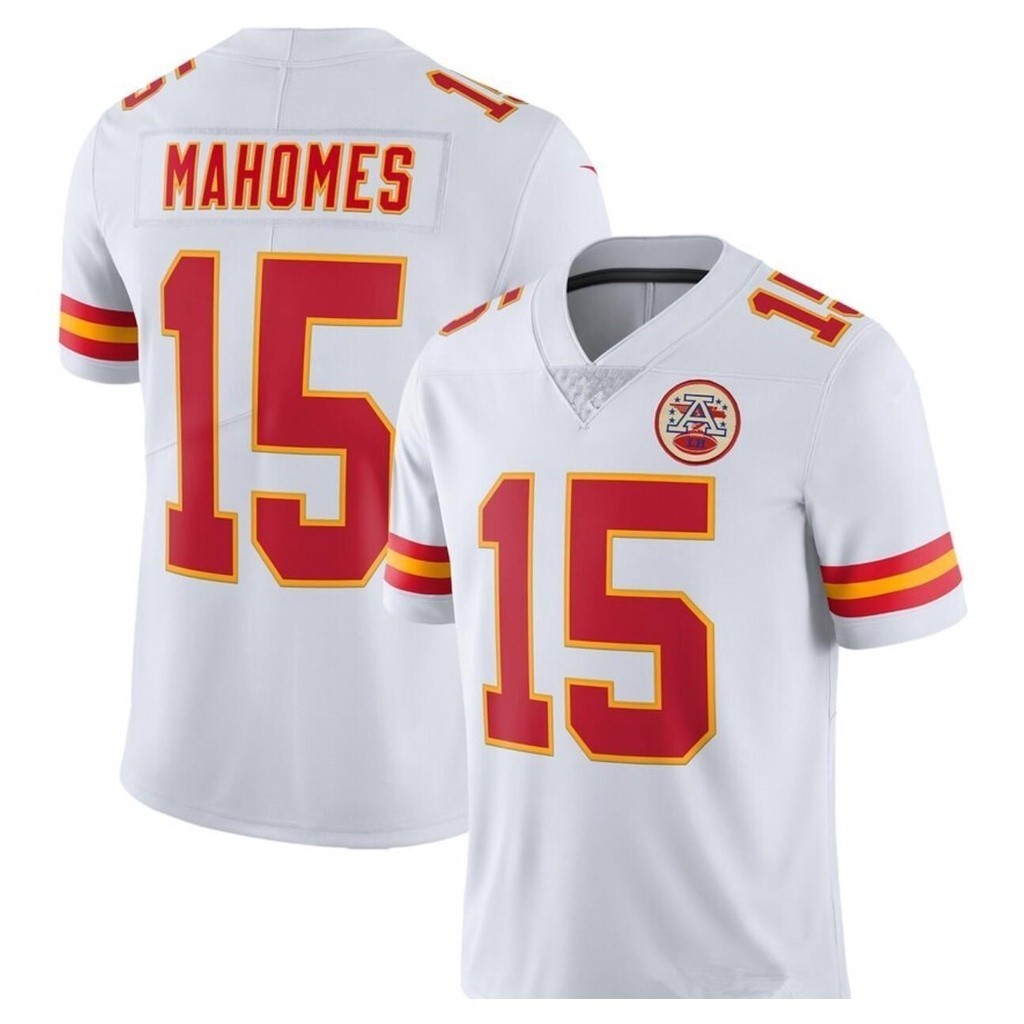 เสื้อแข่ง Man NFL Kansas City Chiefs 10 # 15# 87#Rugby เสื้อฟุตบอลปัก ...