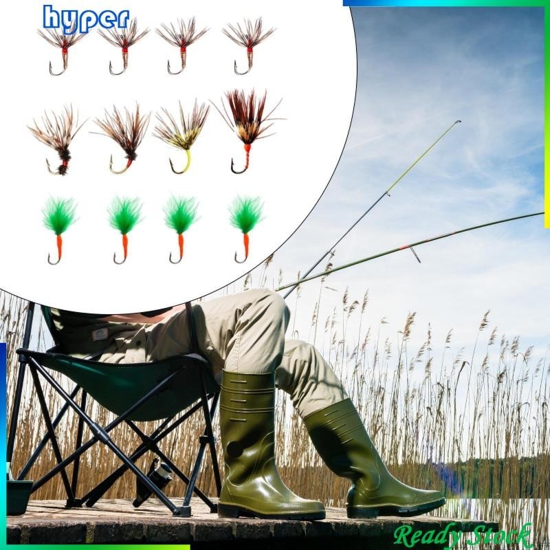 [ 12 ชิ้น Fly Fishing Lures ปลาเทราท์เหยื่อตกปลาสําหรับ Bluegill Perch ...