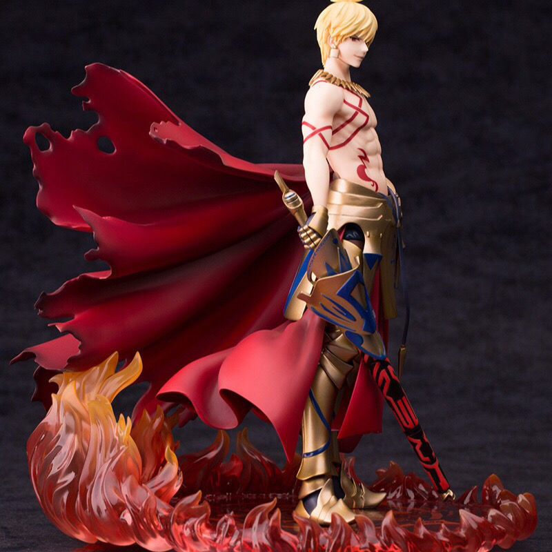 อะนิเมะขายส่ง Fate Gilgamesh Gold กระพริบ 1/8 รูปปั้น FGO รุ่น Boxed ...