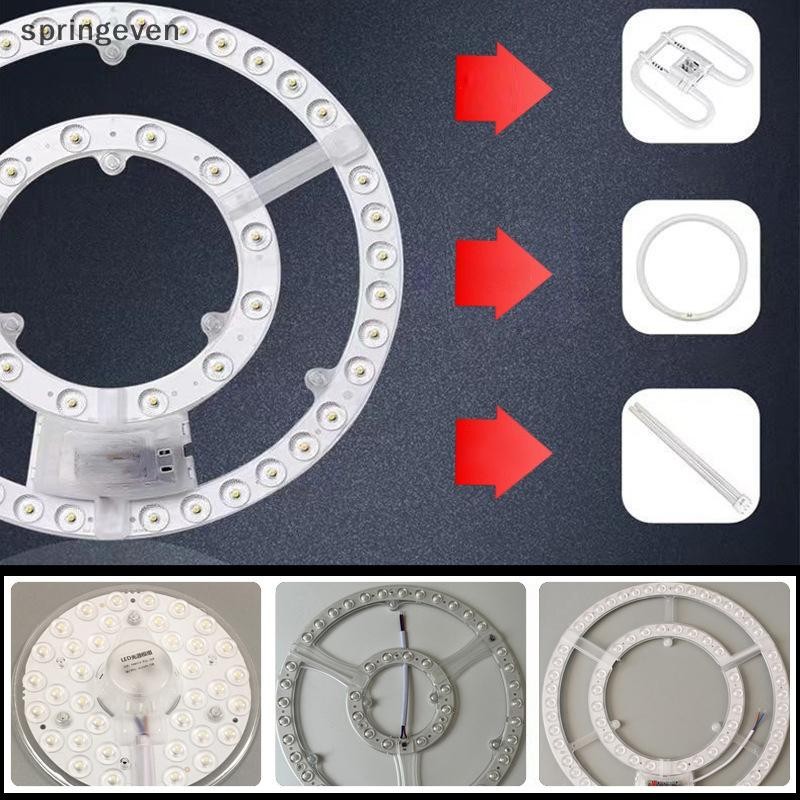 [springeven] 1 ชุด 12w 18W 24W 36W 48W แผง Led แผงไฟเปลี่ยนพัดลมเพดานโคมไฟติดผนังโมดูลกลม 220v ...