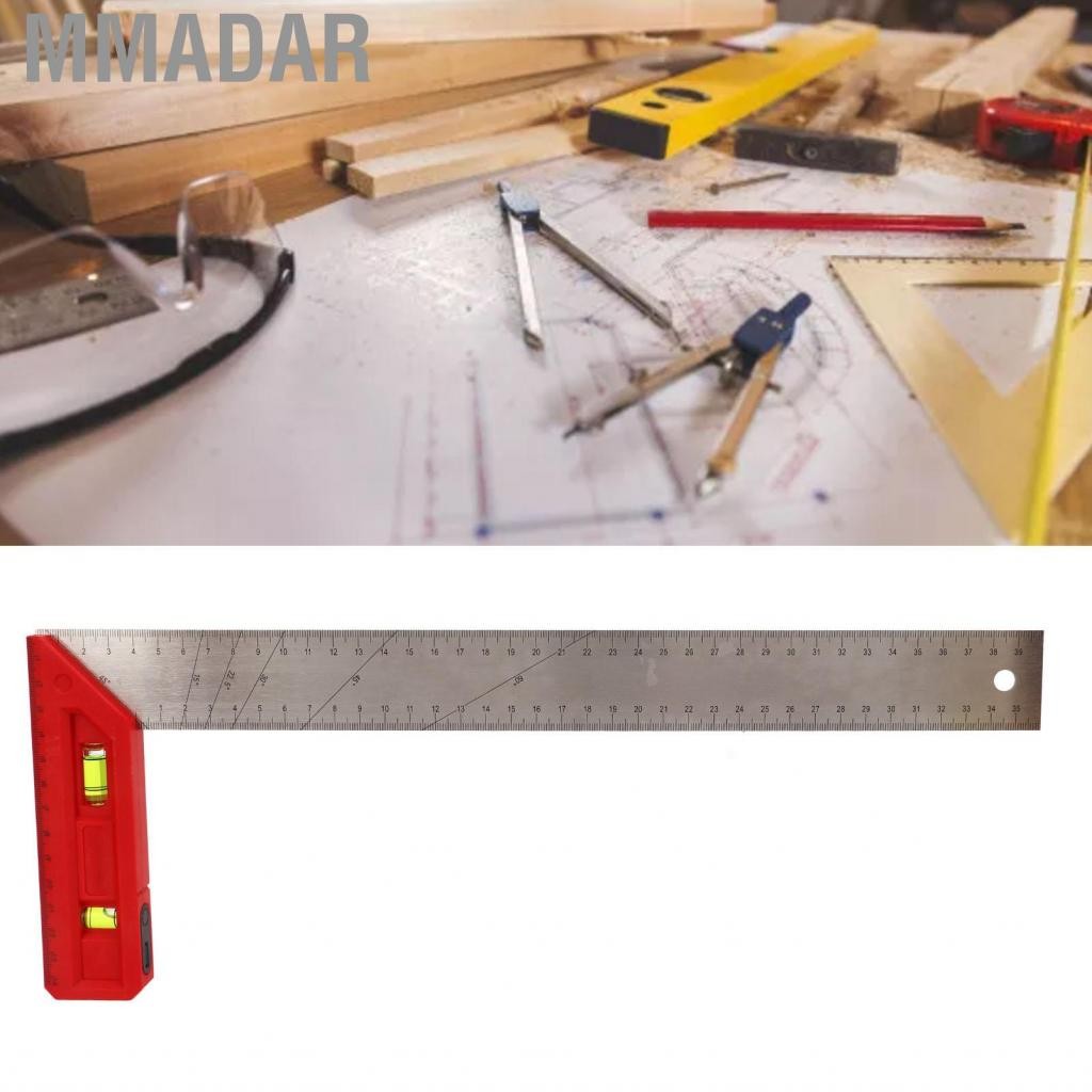 MMADAR Kadimendium Woodworking Square Measurement Rulerer Carpenter ...
