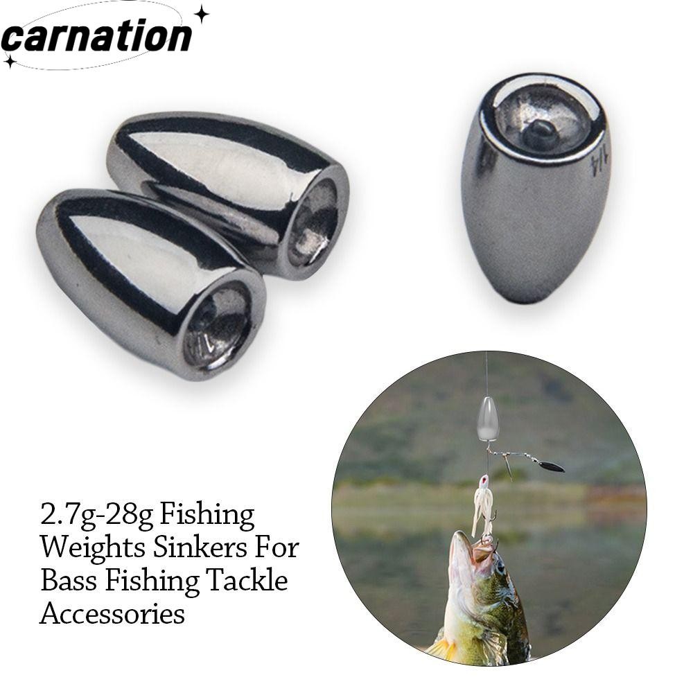 Carnation 1/2/5pcs ตกปลาทังสเตน fall คุณภาพสูง Tear Drop Shot น้ําหนักร้อน Quick Release Casting ...