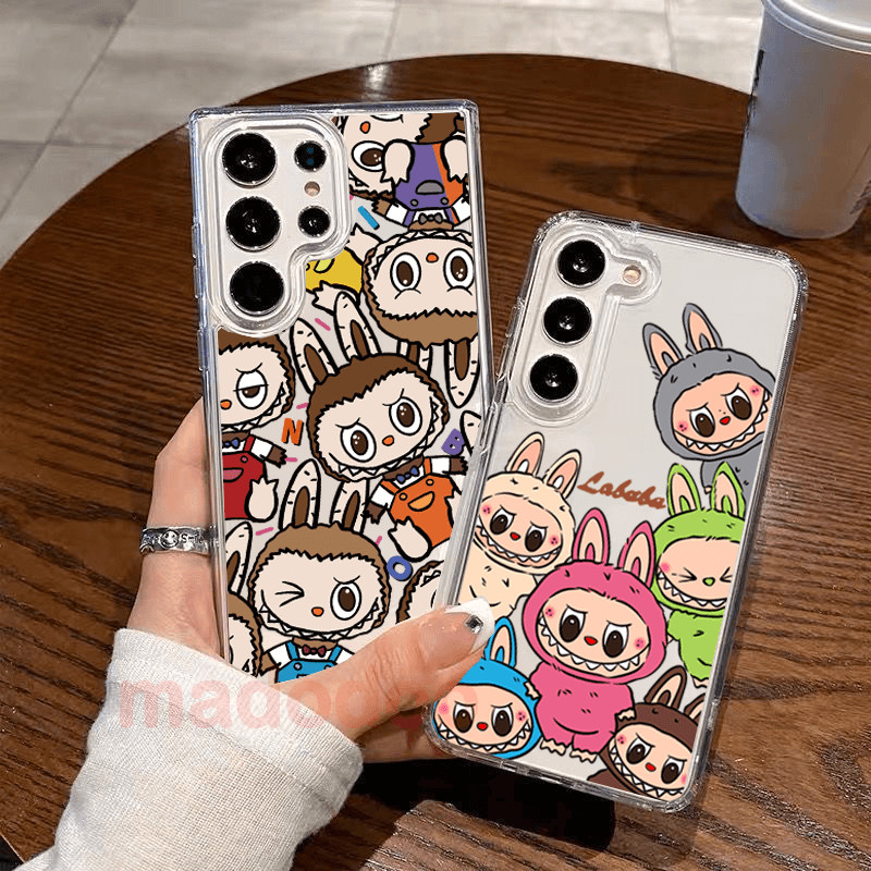 เคส Clear Pop Mart Labubu Couple VIVO V21E V20 SE V21 5G Pro Y52 Y72 ...