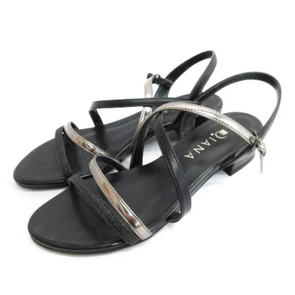 Diana DIANA strap sandals 24cm black 240426E Direct from Japan ...