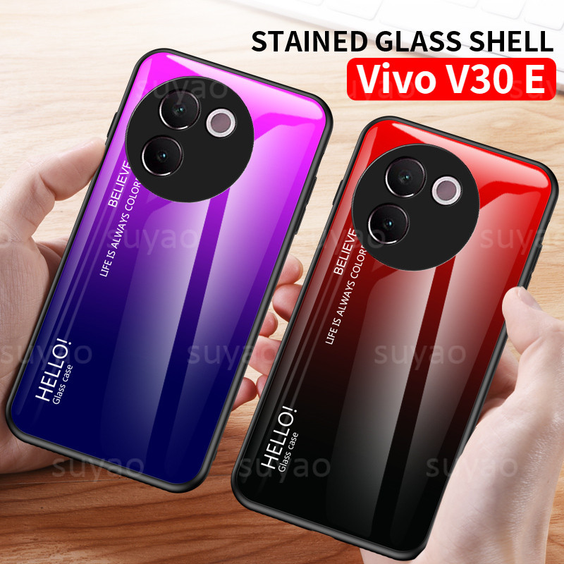 สําหรับvivo V30 E V30E Pro V30Pro 5G 2024 เคสโทรศัพท์กันกระแทกGradient ...