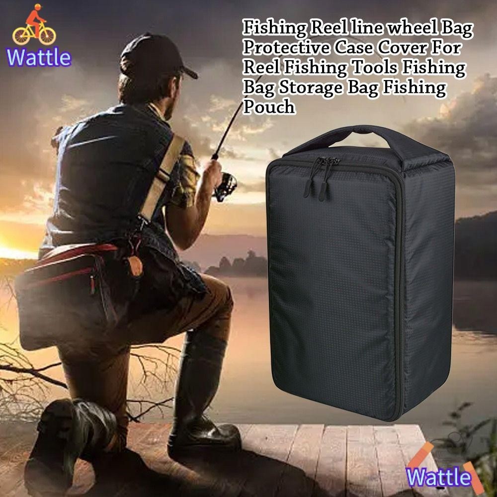 Wattle Fishing Reel line Wheel Bag hot Storage คุณภาพสูง Spinning Wheel ...