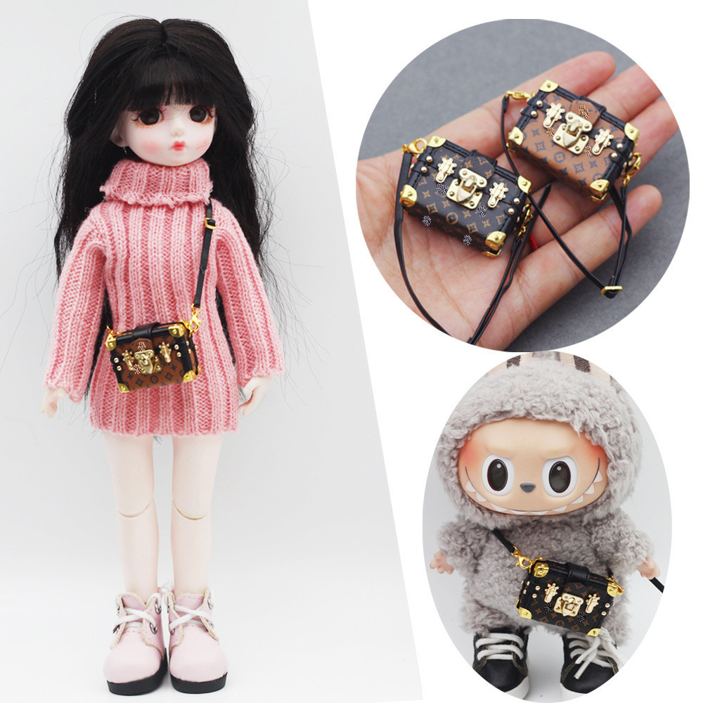Dod 1/8 OB BJD ผ้าฝ้าย labu ผ้า EXO ตุ๊กตาแนวทแยงข้ามกระเป๋าเดินทาง ...