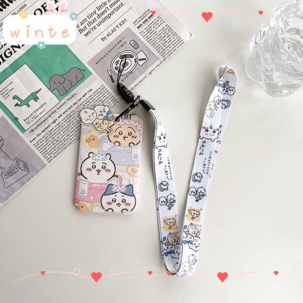 Winte การ ์ ตูนผู ้ ถือบัตร, Hachiware Chiikawa Card Sleeve, Anti-lost ...
