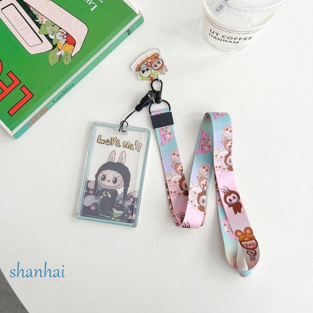Shanhai Labubu Time Bus Card Holder, Zimomo พร้อม Lanyard Labubu Card ...