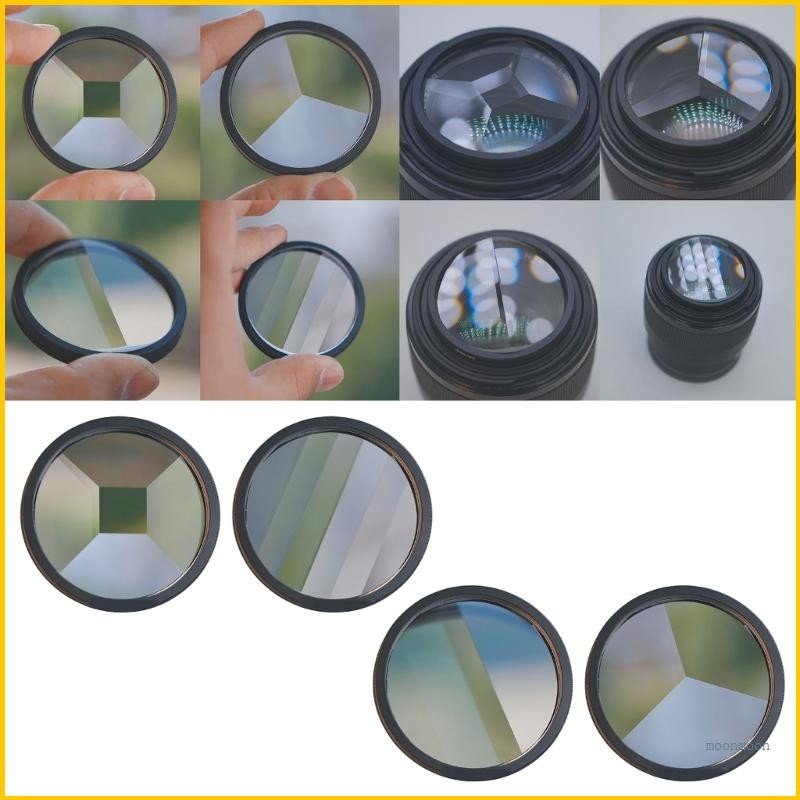 Mommy 49 มม. Kaleidoscope Glass Prism Filter การถ่ายภาพกล้องเลนส์กรอง ...