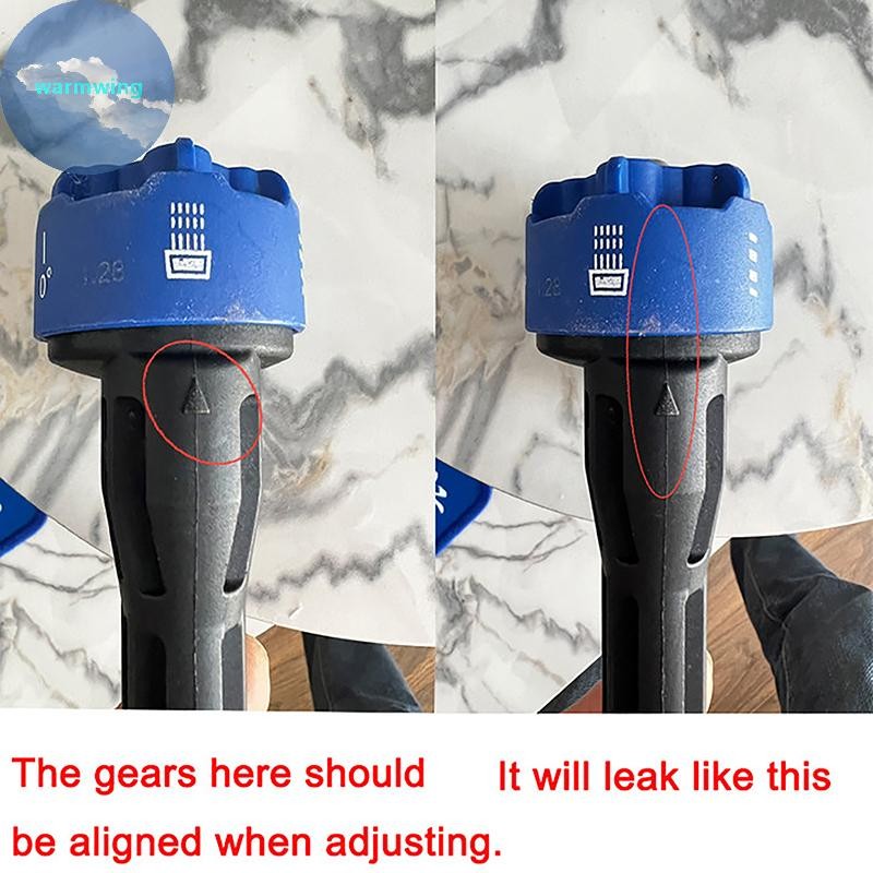 Warmwing 1 PC 6 in1 รถ Multi-functional High Pressure Cleaner หัวฉีดสําหรับ Washbowl แรงดันสูง ...