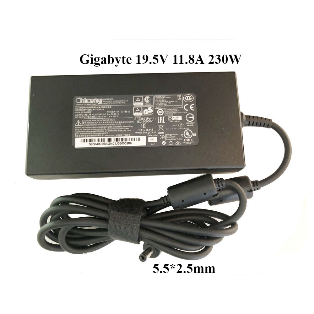 Gigabyte Aero 15 16 Aorus 15G 15P A5 A7 Series แล็ปท็อป 230W แหล่งจ่ายไฟ 19.5V 11.8A อะแดปเตอร์ ...