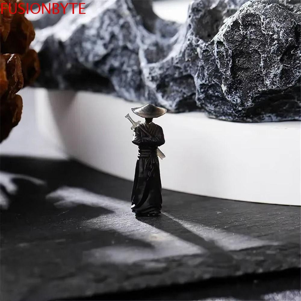 Fusionbyte 6 ชิ้น/เซ็ตจีนดาบรูป,มินิการ์ตูนรูปปั้นรถเครื่องประดับ,ภูมิทัศน์อุปกรณ์ประณีตโบราณดาบ ...