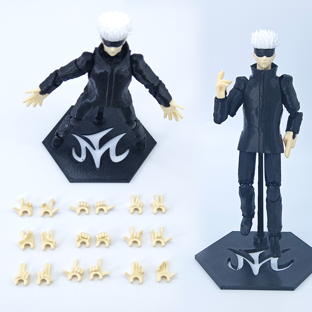 3d การพิมพ์ Gojo Action Figure Dummy 13 Jujutsu Kaisen 3d การพิมพ์ T13 Action Figure Gojo ...