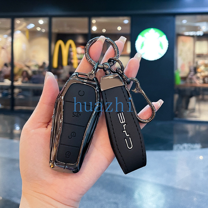 (ใหม่) Byd Atto 3 SEAL/BYD DOLPHIN Remote Alloy Key Cover Car Key Case ...