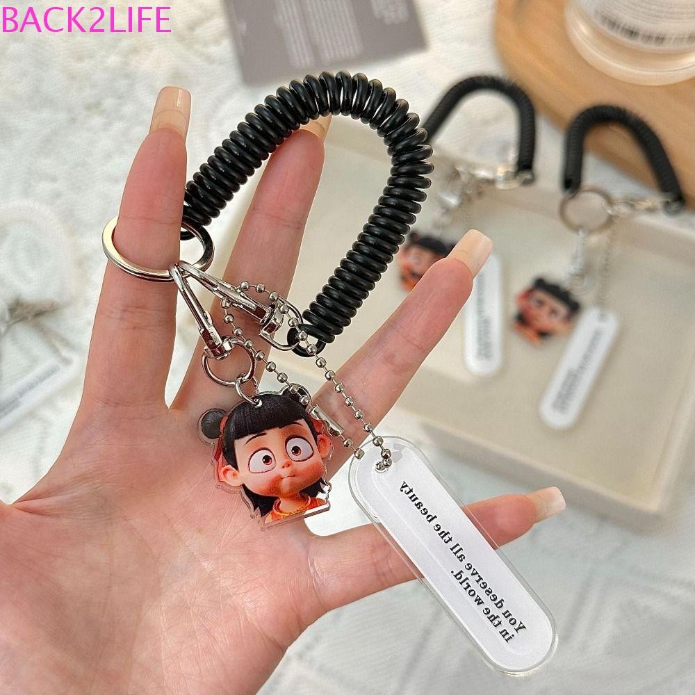 Back2life Nezha 2 ตัวเลขพวงกุญแจ,อะคริลิคแขวน Ne Zha 2 Key Chain ...